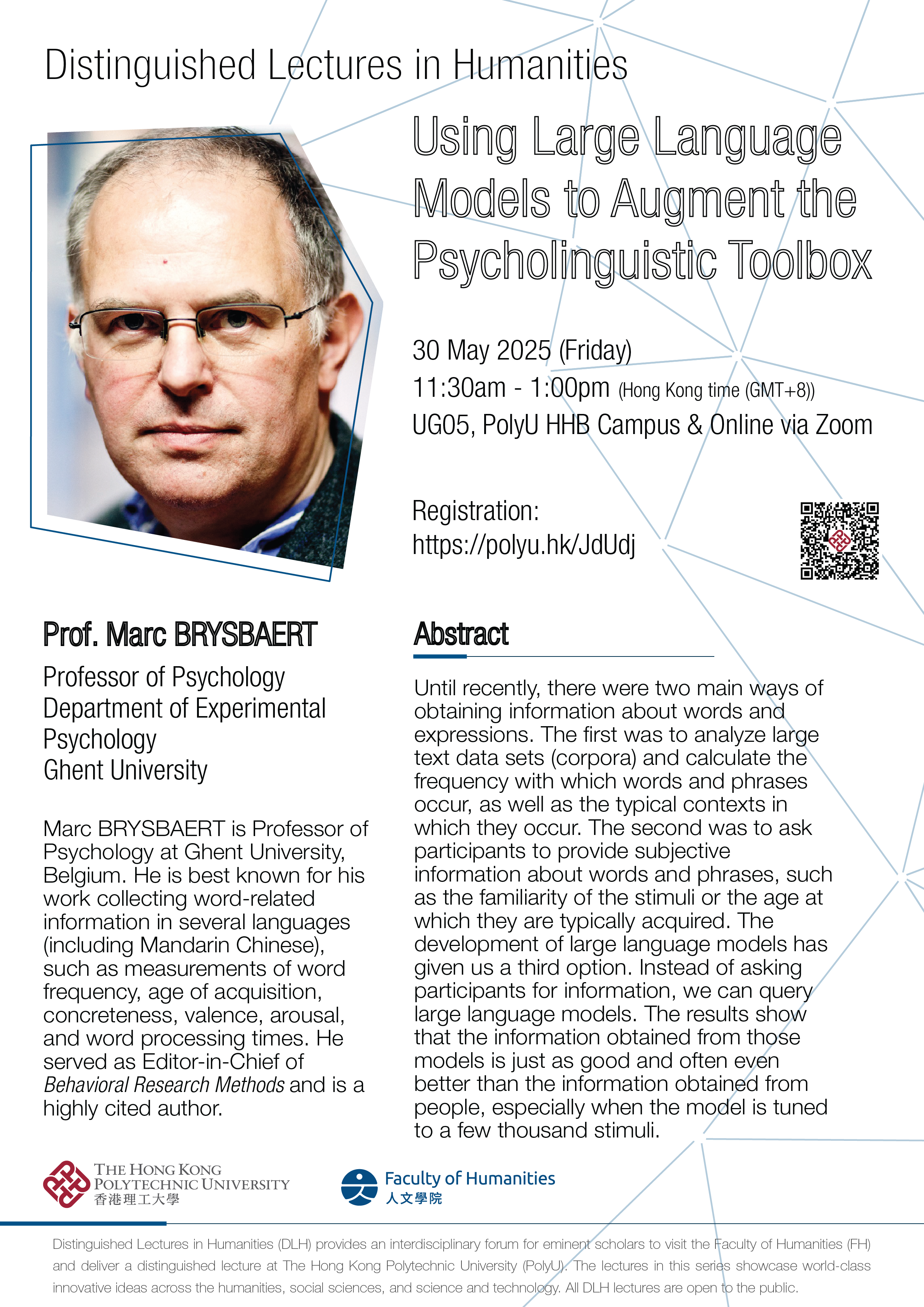 Distinguished Lectures in Humanities: Using Large Language Models to ...