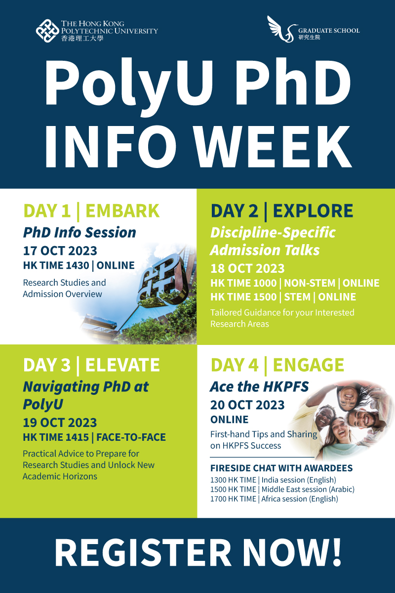 PolyU PhD Info Week | The Hong Kong Polytechnic University