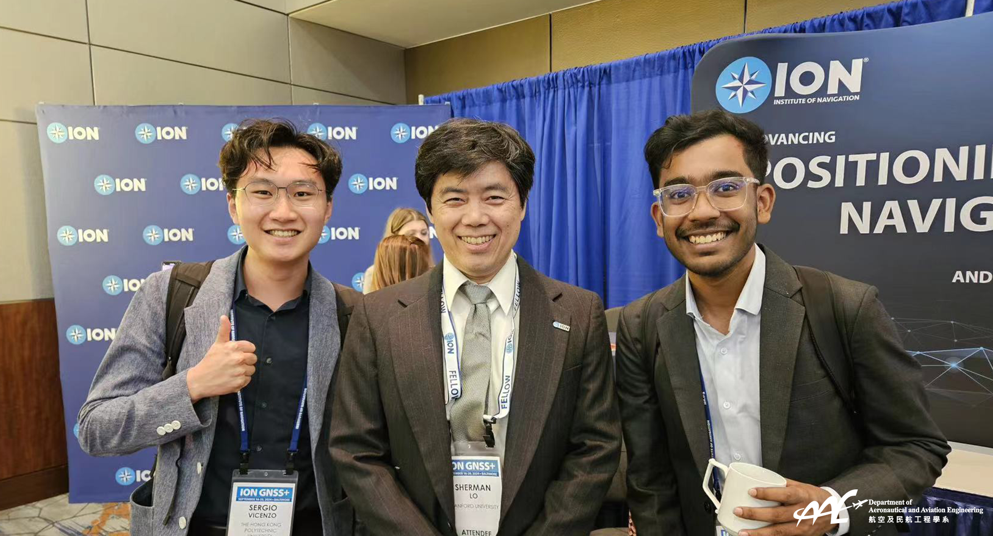 AAE Undergraduate Student Presents at the ION GNSS+ 2024 Conference ...