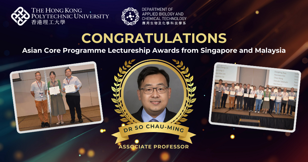 Asian Core Programme Lectureship Awards from Singapore and Malaysia ...