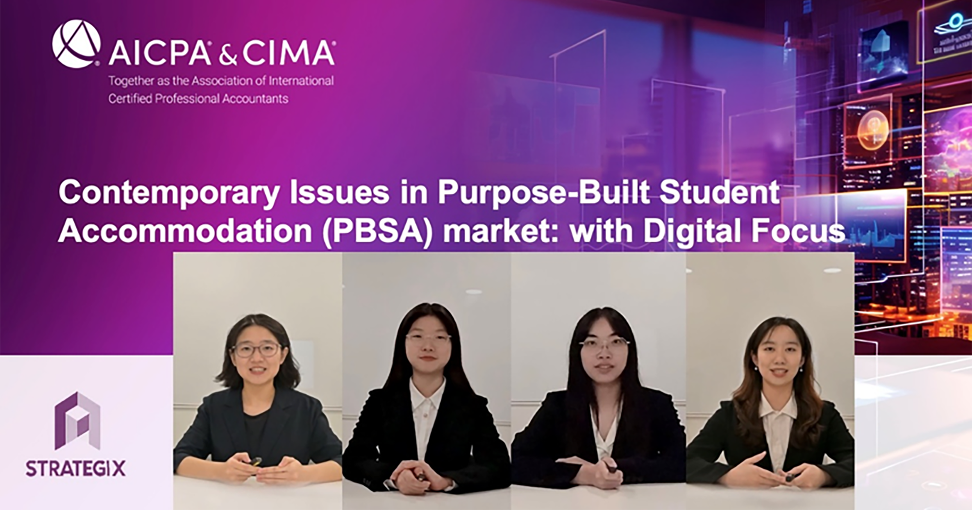 AF Student Teams won Champion and 1st Runner-up at CGMA Global Business ...