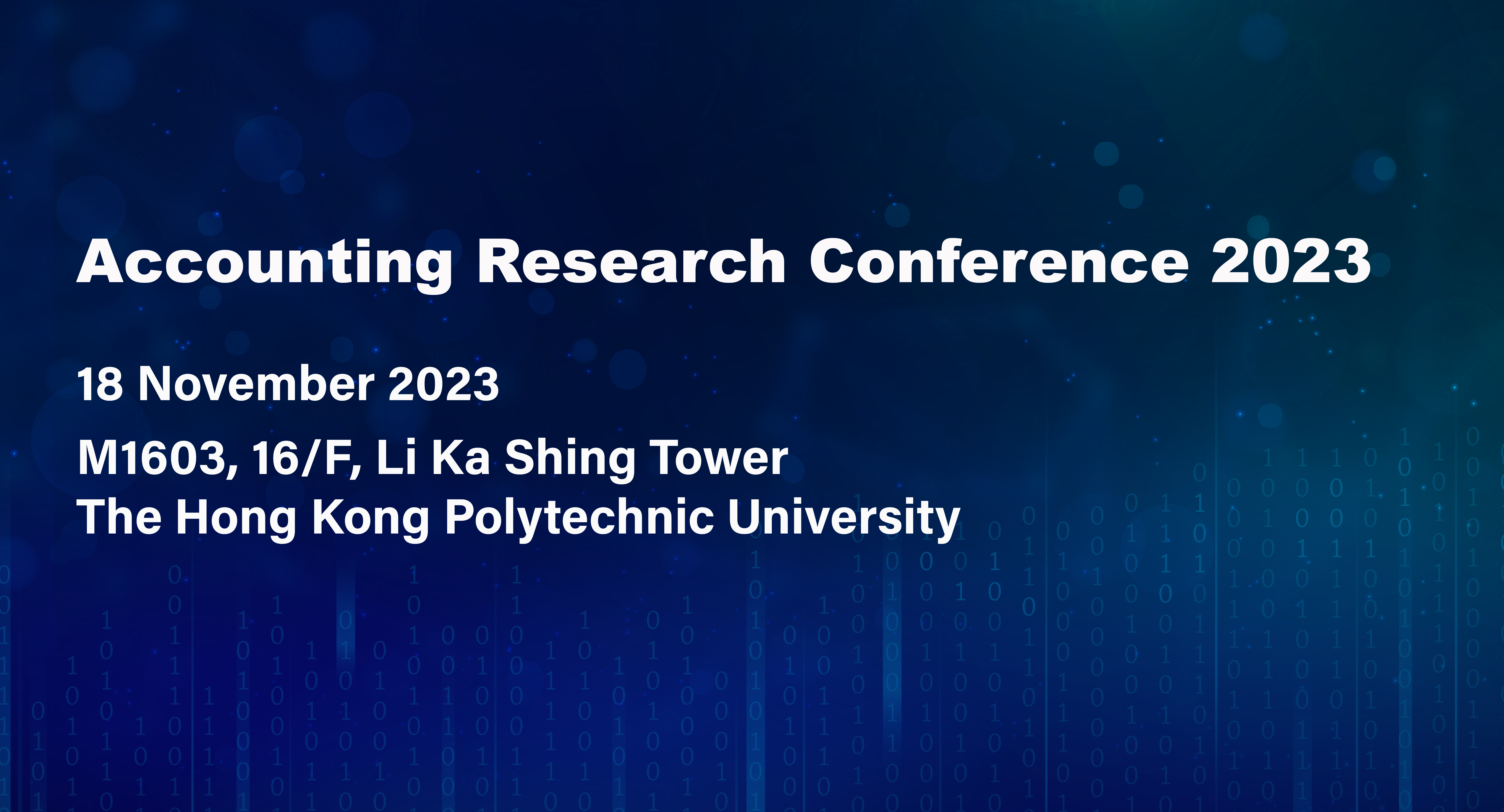 Accounting Research Conference 2023 | School of Accounting and Finance