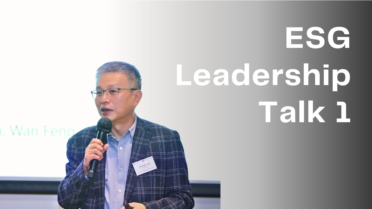 ESG Leadership Talk Series – Center for Economic Sustainability and ...