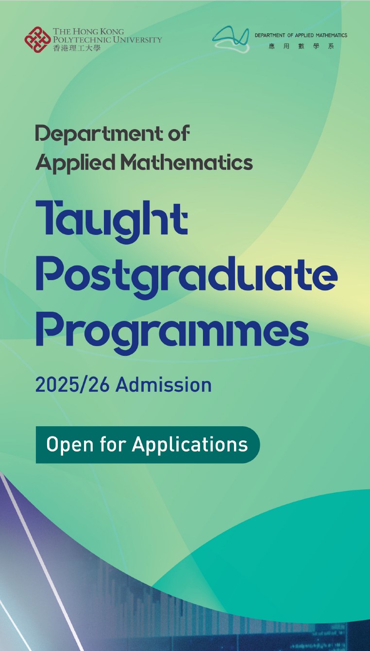 Programme Booklet | Department of Applied Mathematics