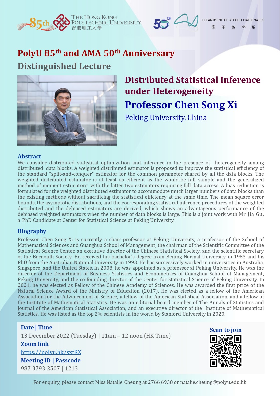 PolyU 85th/ AMA 50th Anniversary Distinguished Series: Distributed ...