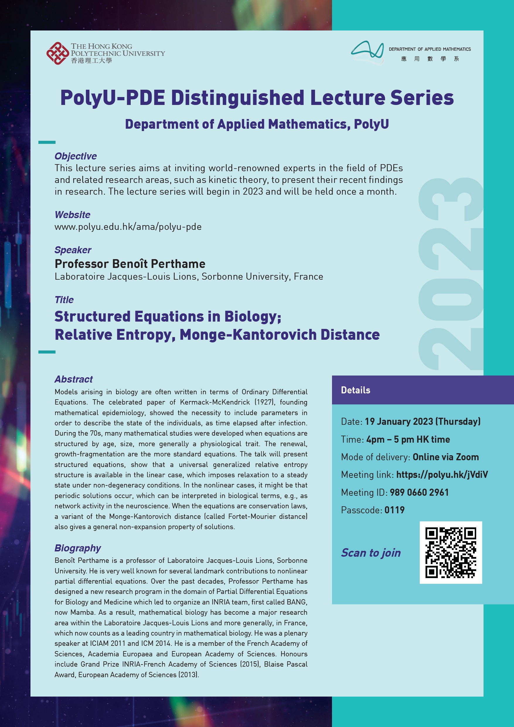 Distinguished Lectures