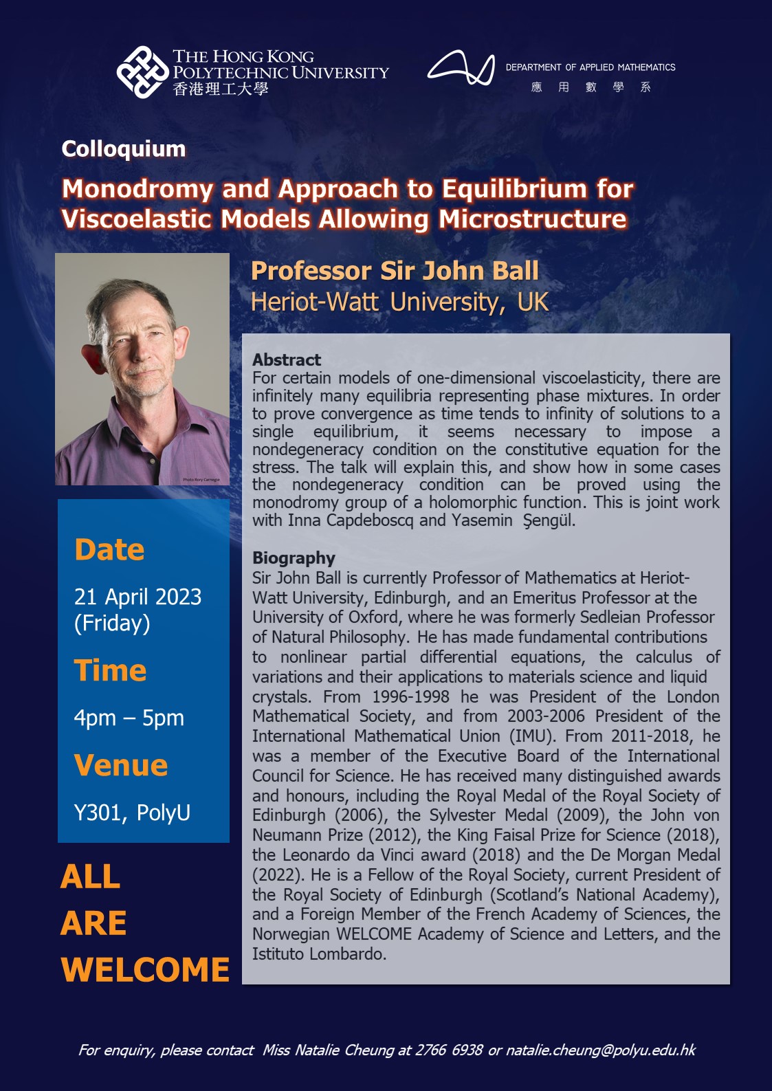 Monodromy And Approach To Equilibrium For Viscoelastic Models Allowing