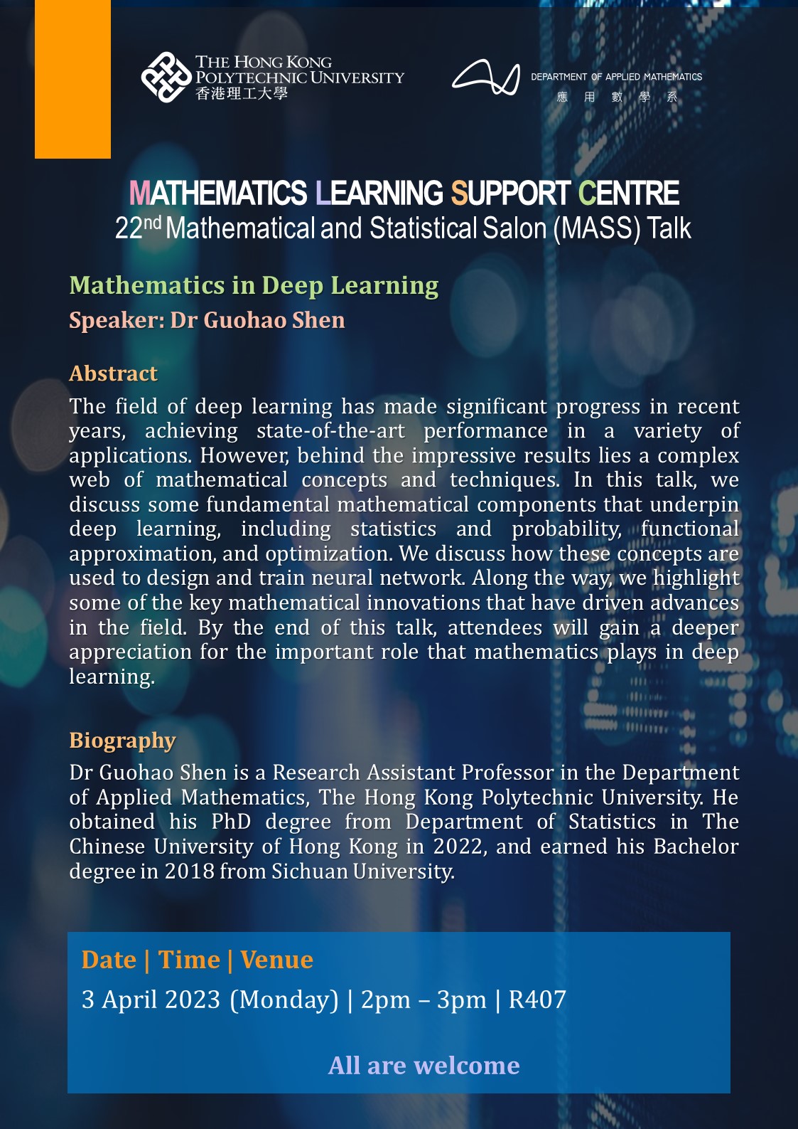 Mathematics Learning Support Centre (MLSC) | Department of Applied ...