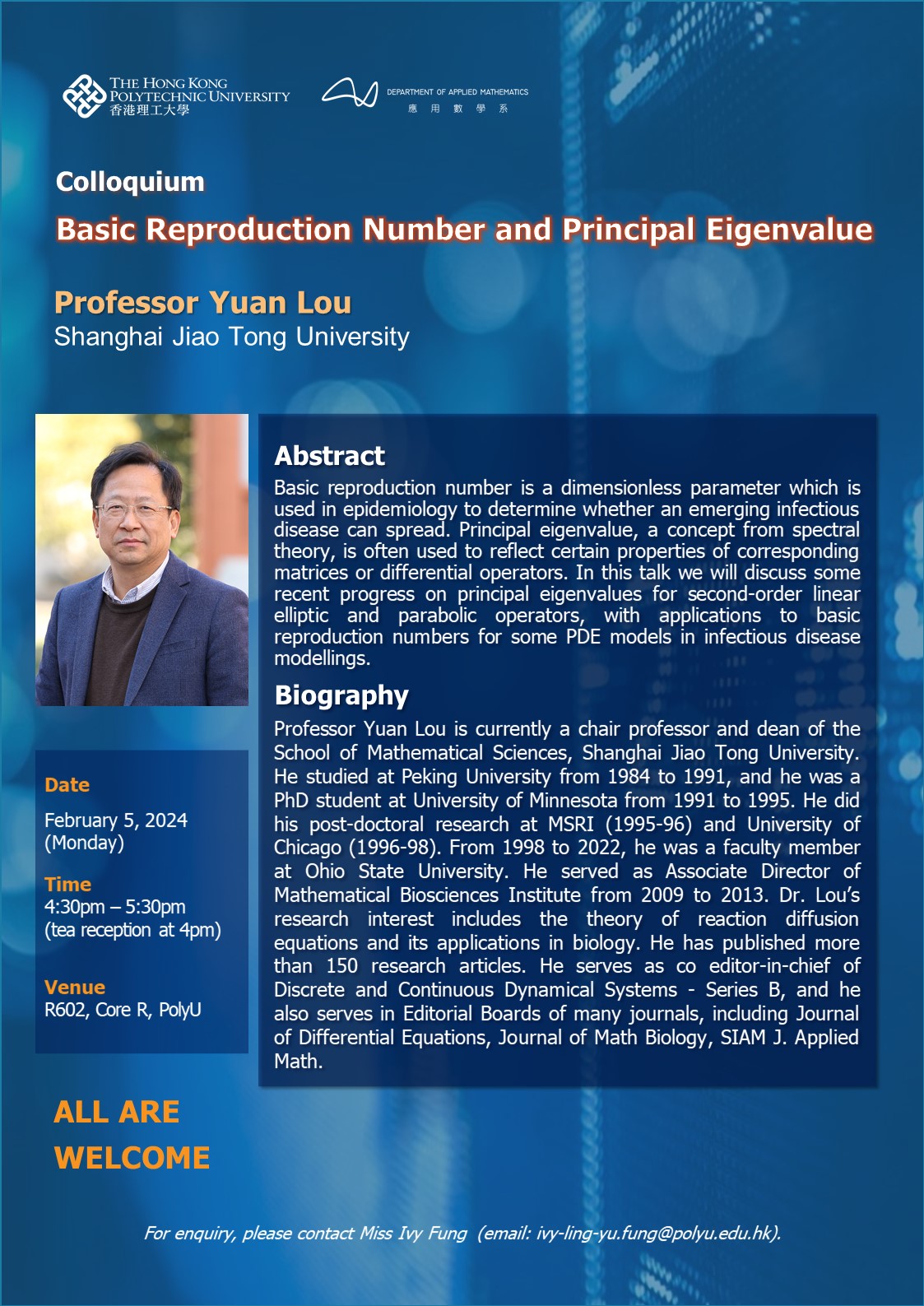 Basic Reproduction Number and Principal Eigenvalue | Department of ...