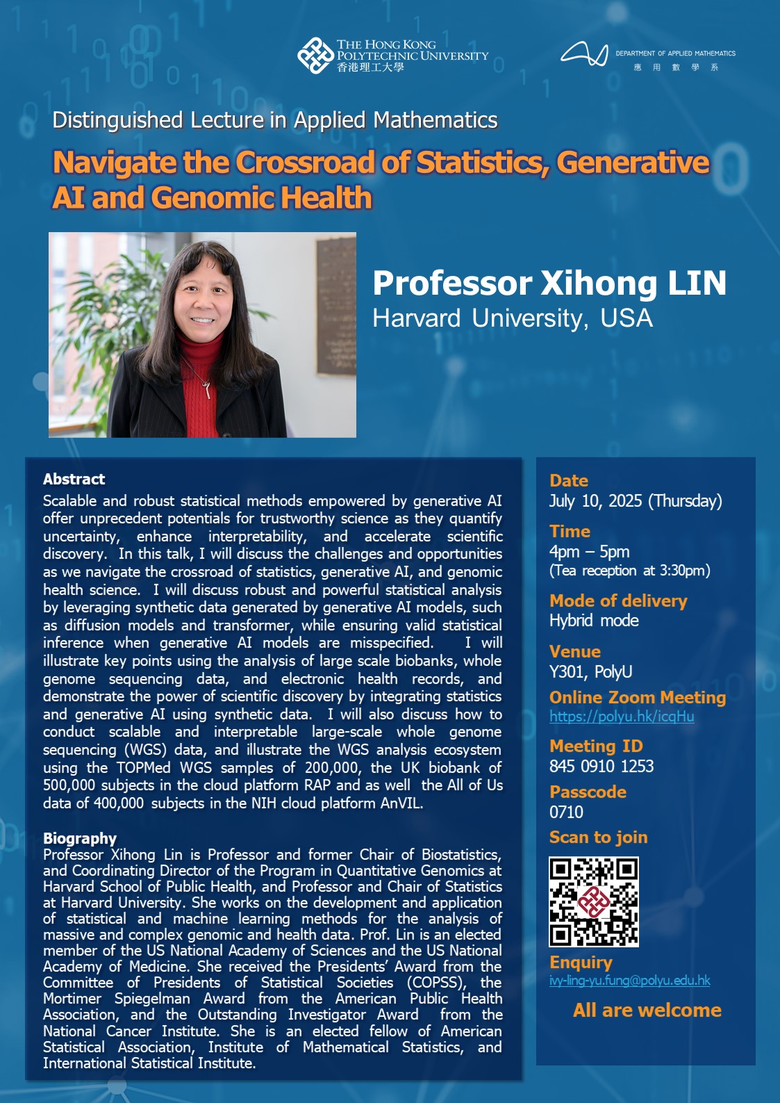 Navigate the Crossroad of Statistics, Generative AI and Genomic Health ...