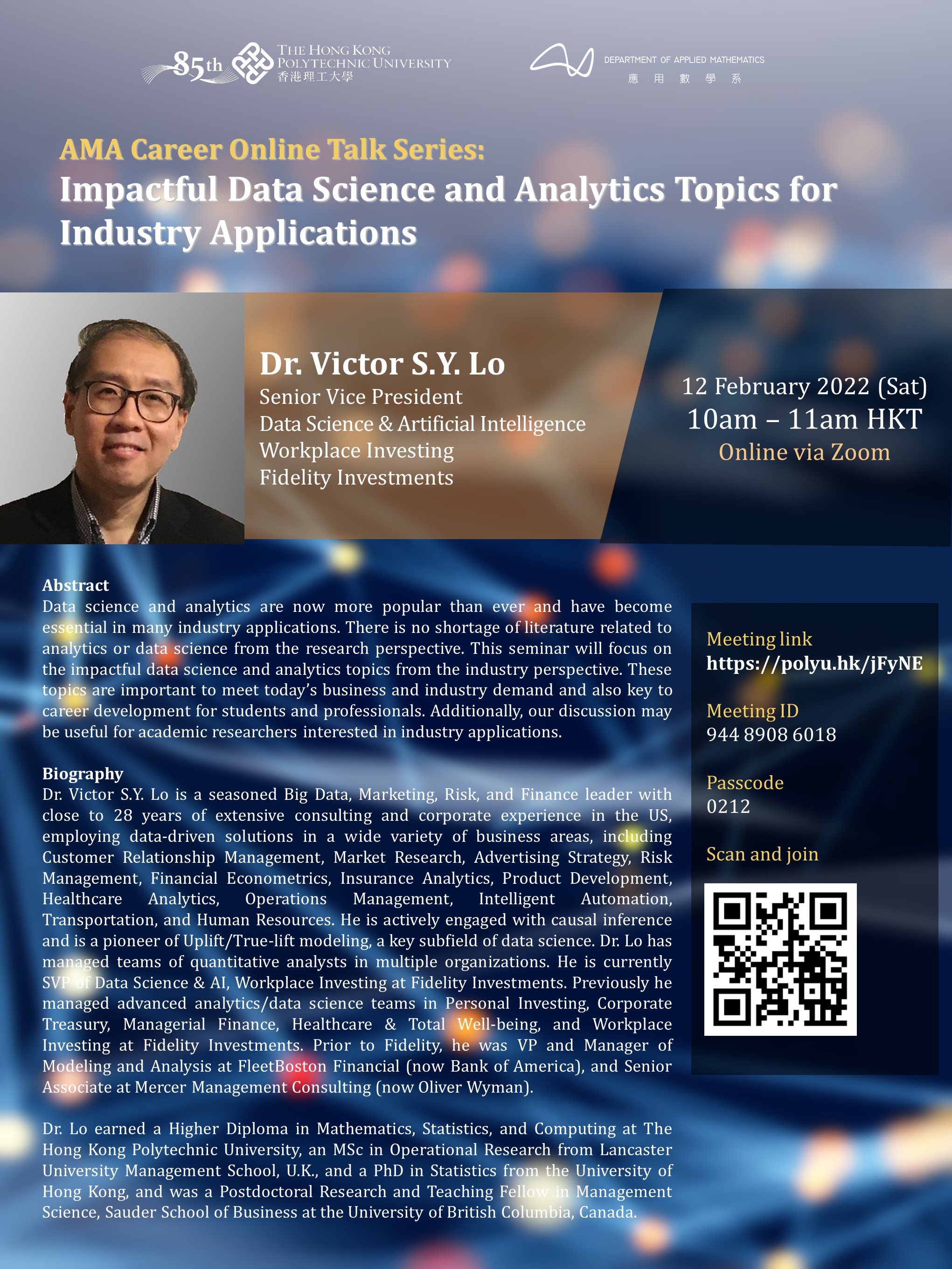 AMA Career Online Talk Series: Impactful Data Science and Analytics ...