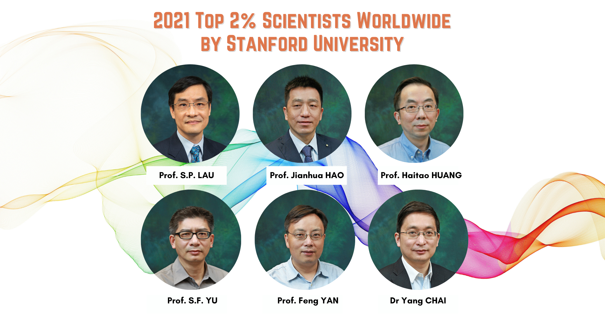 6 AP Members ranked as Top 2% Scientists Worldwide | Department of ...
