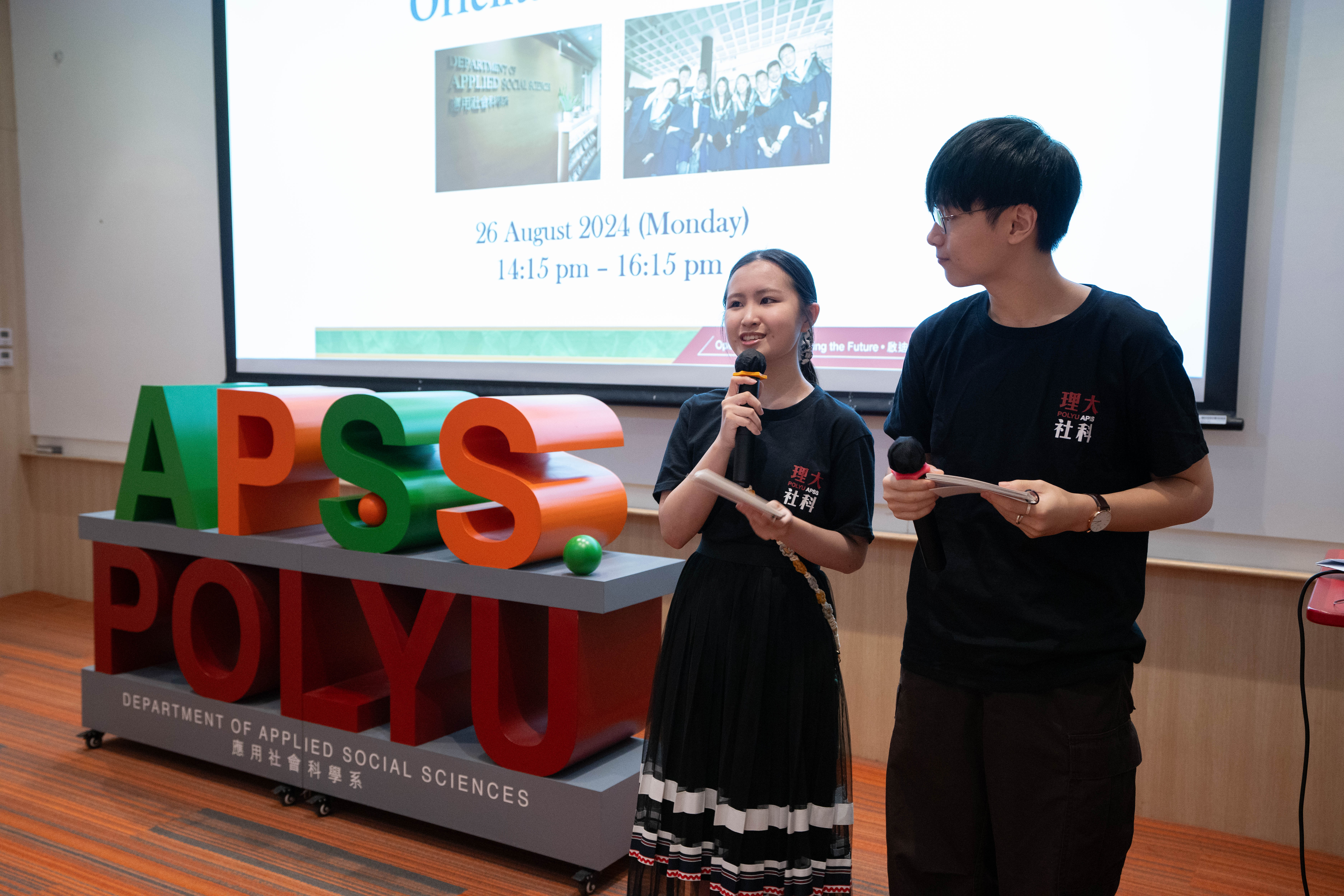 Warm Welcome to Incoming APSS Undergraduate Students in the Academic ...