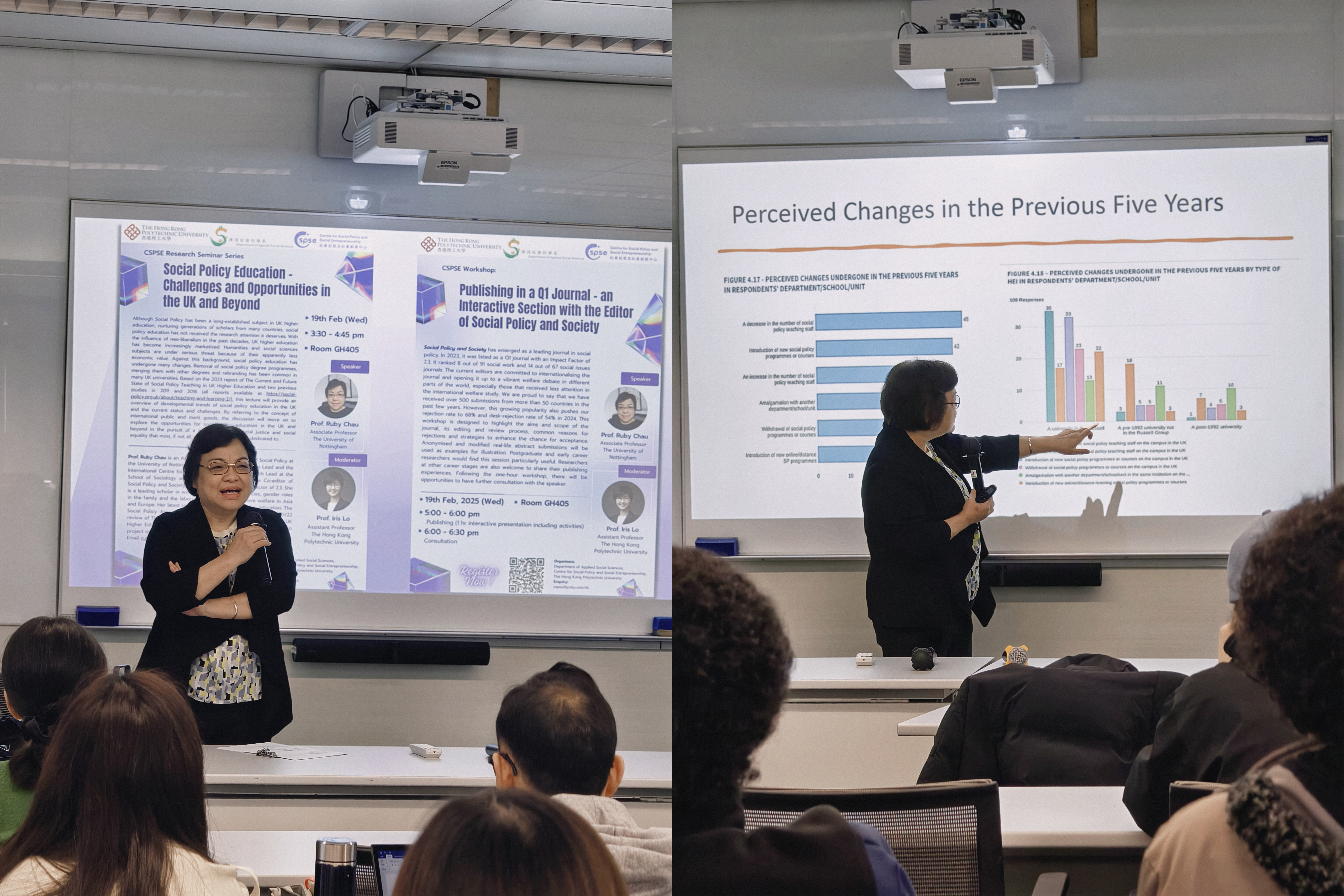 Seminar on Social Policy Education and Publishing Workshop | Department of Applied Social Sciences
