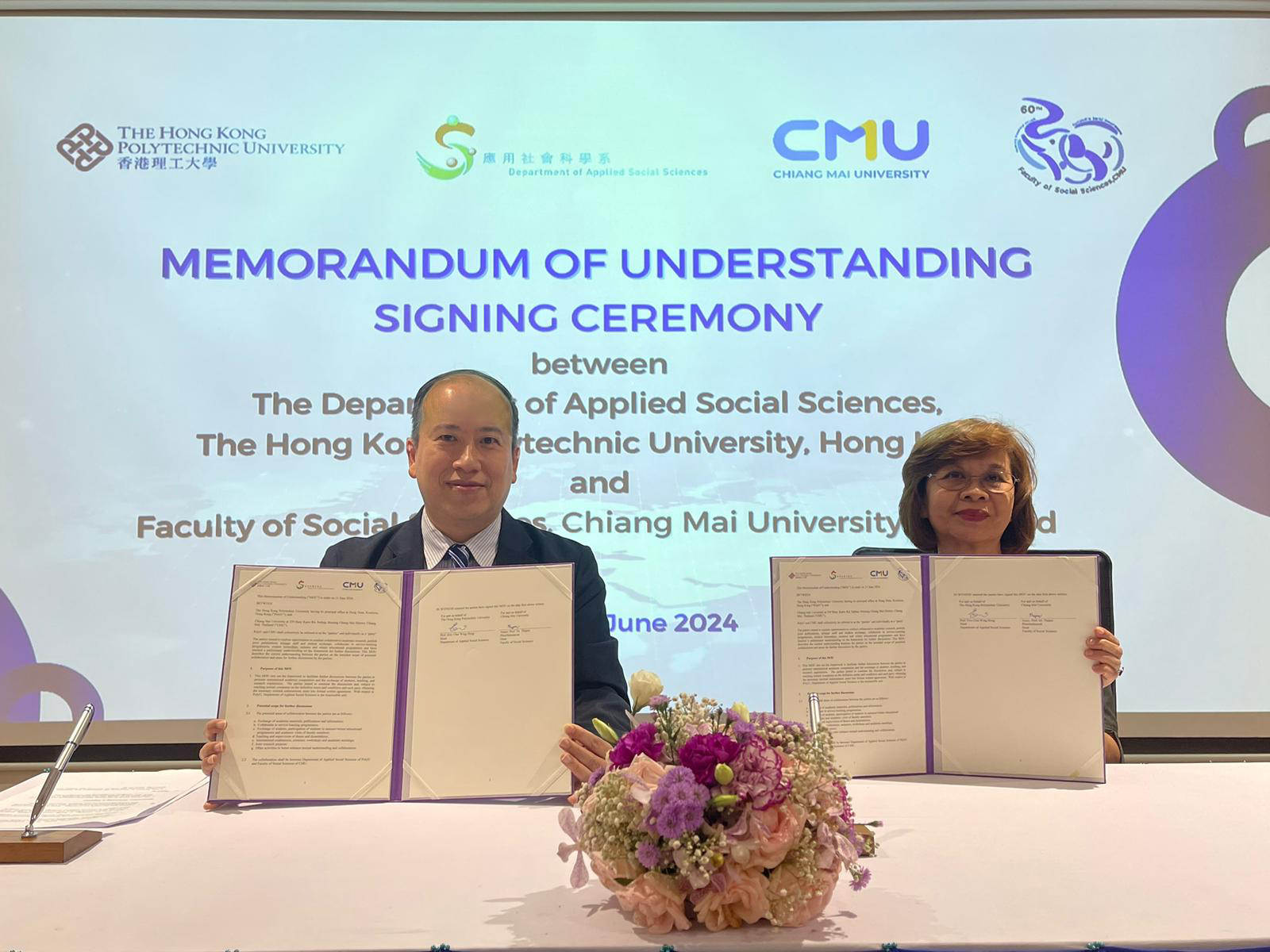 MoU Signing with Chiang Mai University | Department of Applied Social ...
