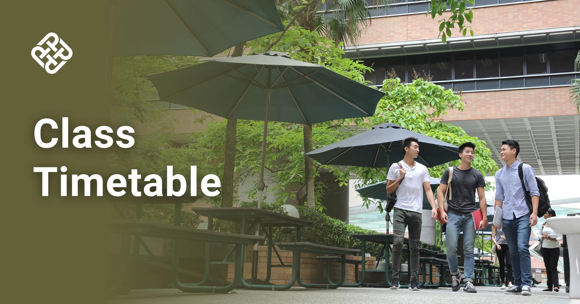 Class Timetable for Semester One of 2025/26 | Academic Registry