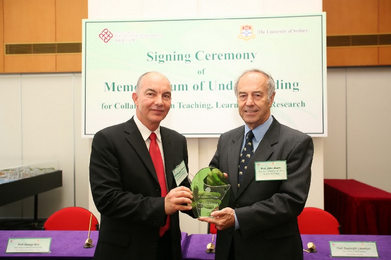 PolyU forges alliance with Australia's top university - PolyU