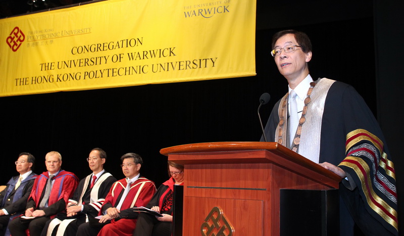 PolyU and Warwick jointly hold 21st Congregation for Integrated ...