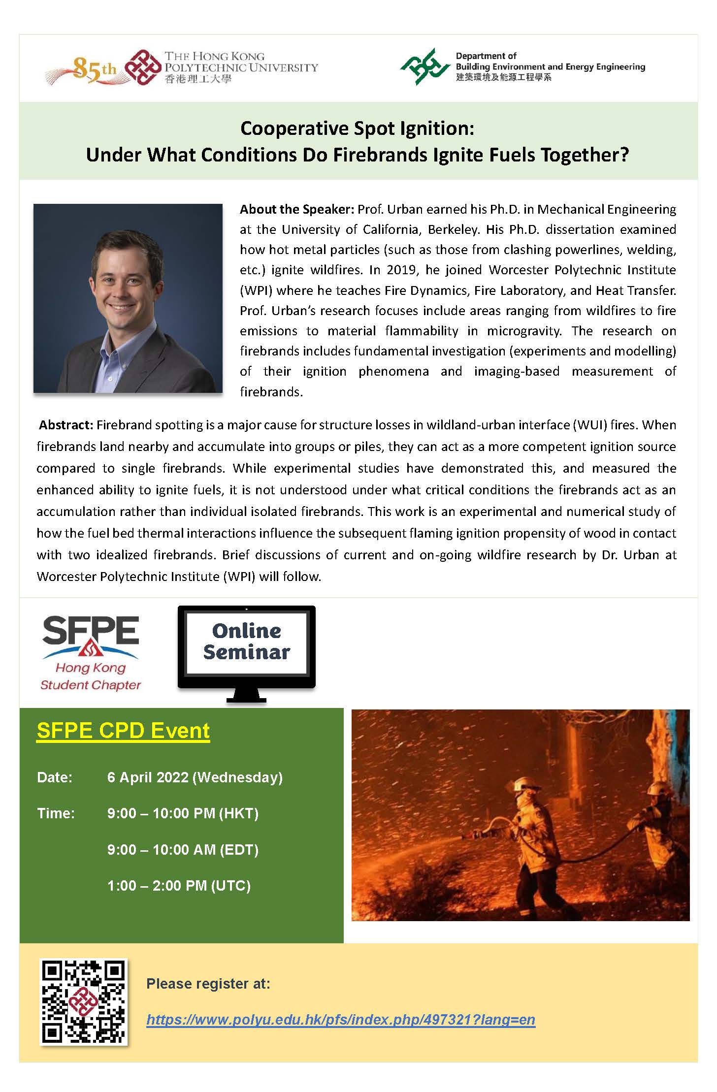 (SFPE Webinar) Cooperative Spot Ignition: Under What Conditions Do ...