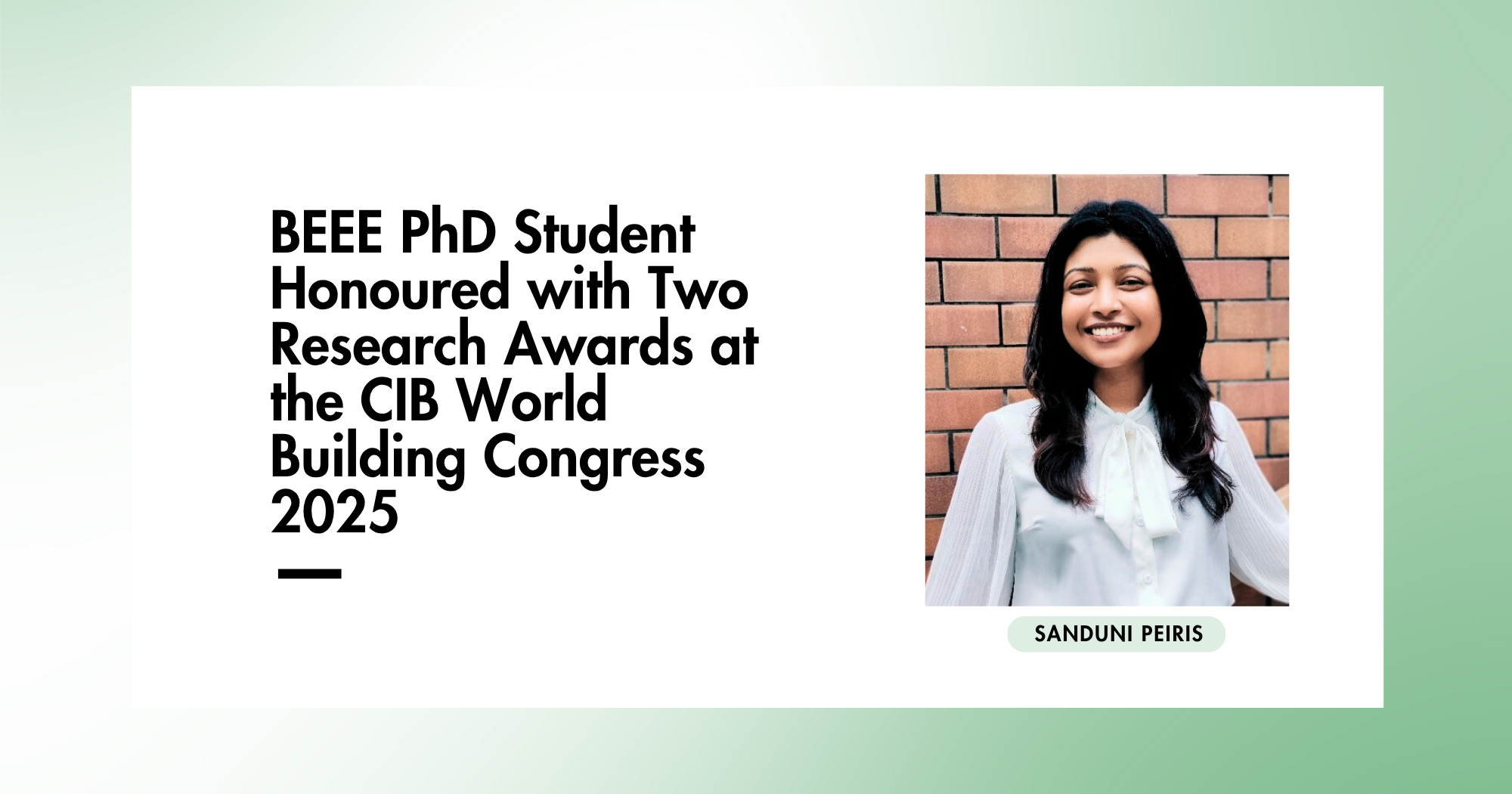 News | Department of Building Environment and Energy Engineering