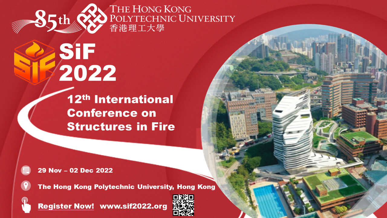 12th International Conference on Structures in Fire (SiF 2022) | Department of Building ...