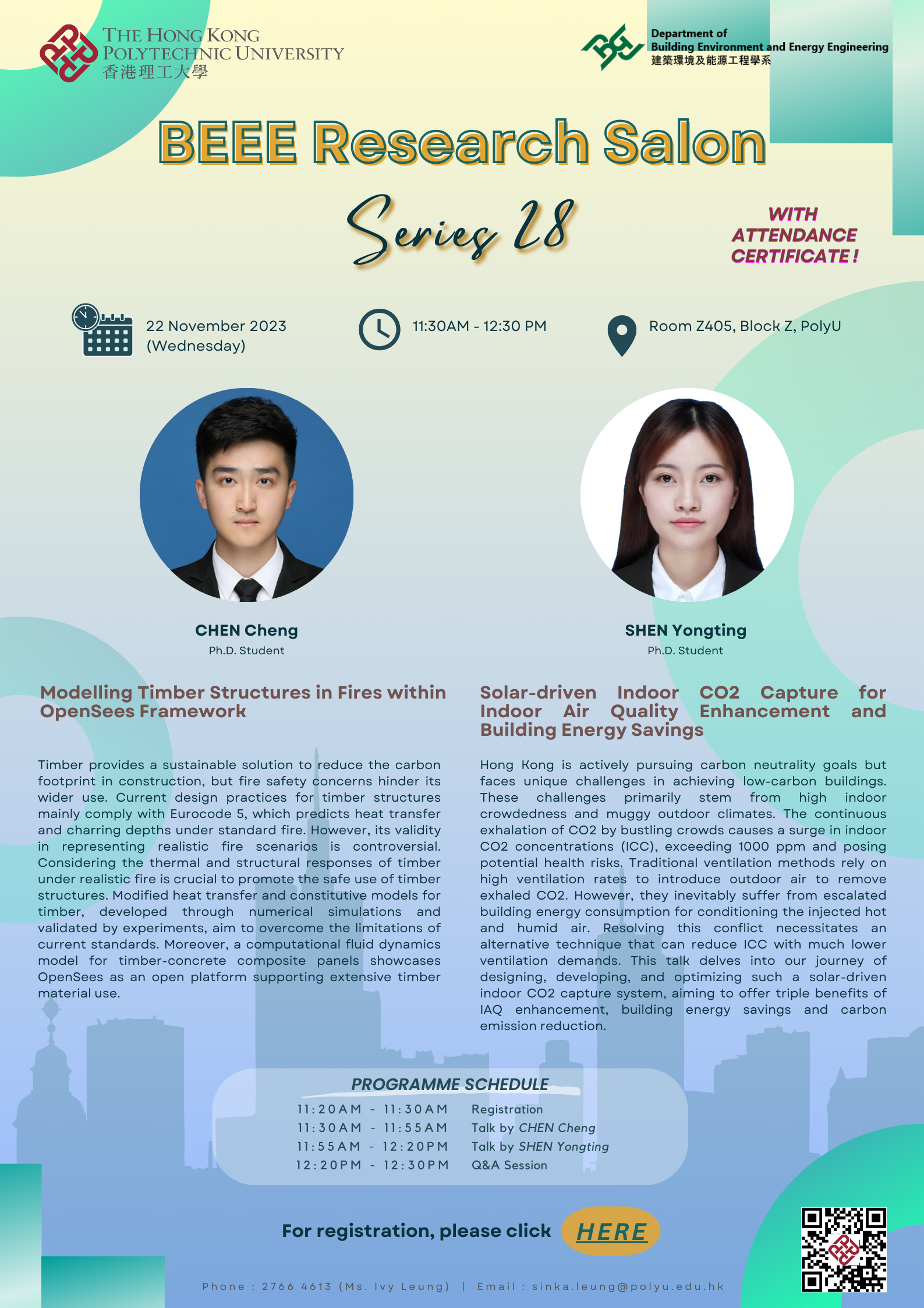 BEEE Research Salon – Series 28 | Department of Building Environment ...