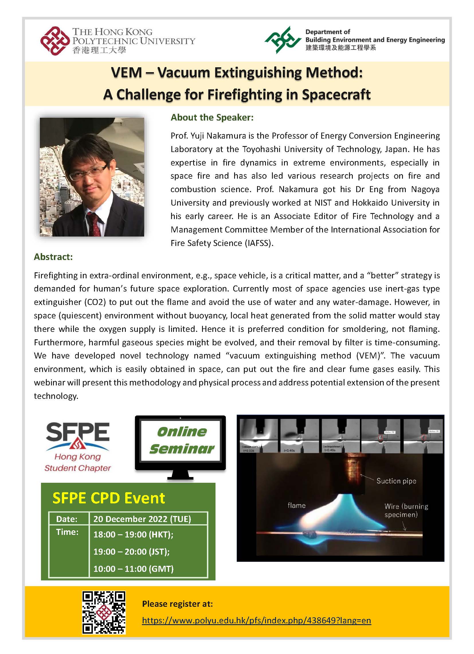 (SFPE Webinar) VEM – Vacuum Extinguishing Method: A Challenge for ...