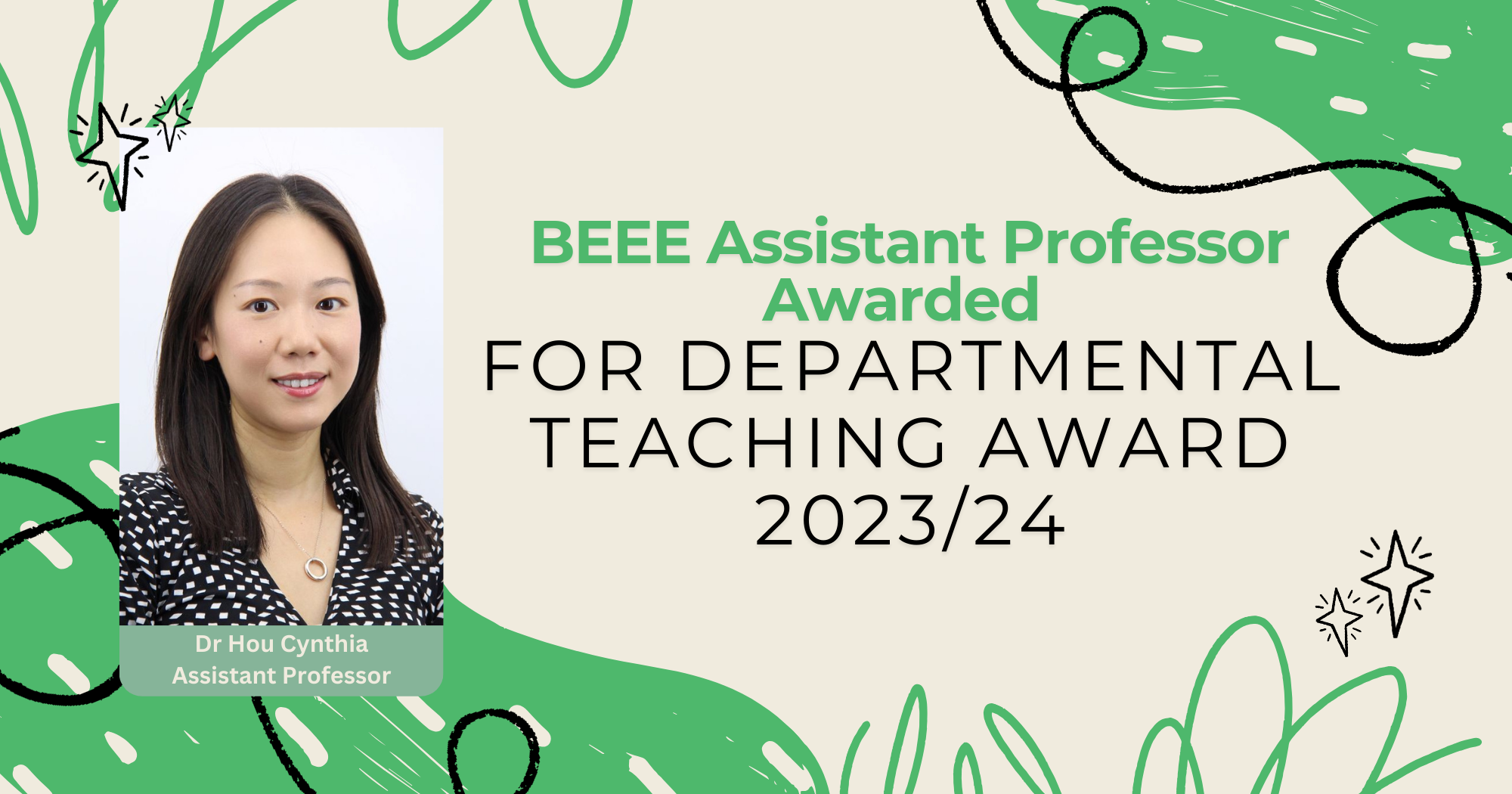 BEEE Assistant Professor Awarded for Departmental Teaching Award 2023/24 | Department of ...