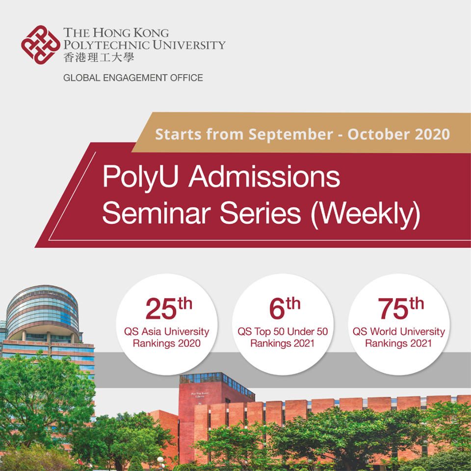 PolyU Admissions Seminar Series - Webinar with Faculty of Engineering ...