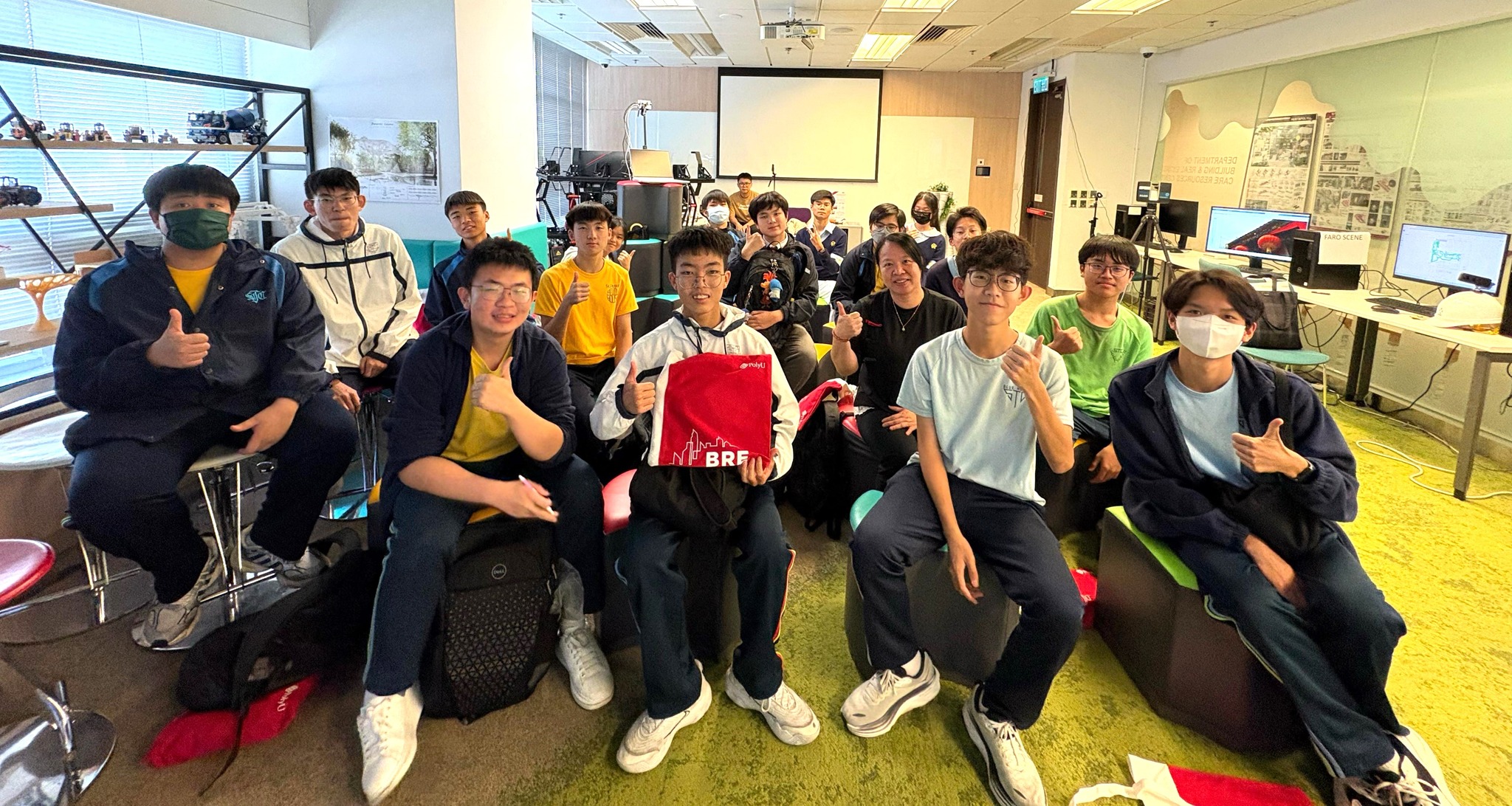 Campus Visit by Shung Tak Catholic English College | Department of ...