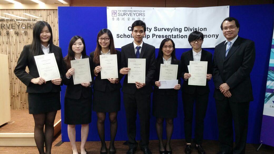 Surveying Students Winning HKIS’s Scholarships | Department of Building ...