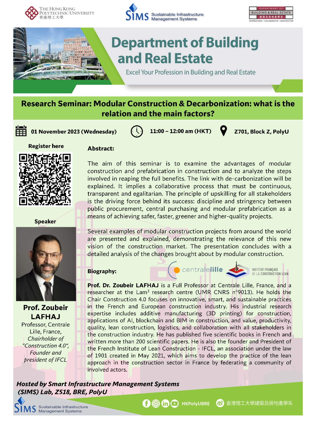 Invitation to Research Seminar on ‘Modular Construction ...