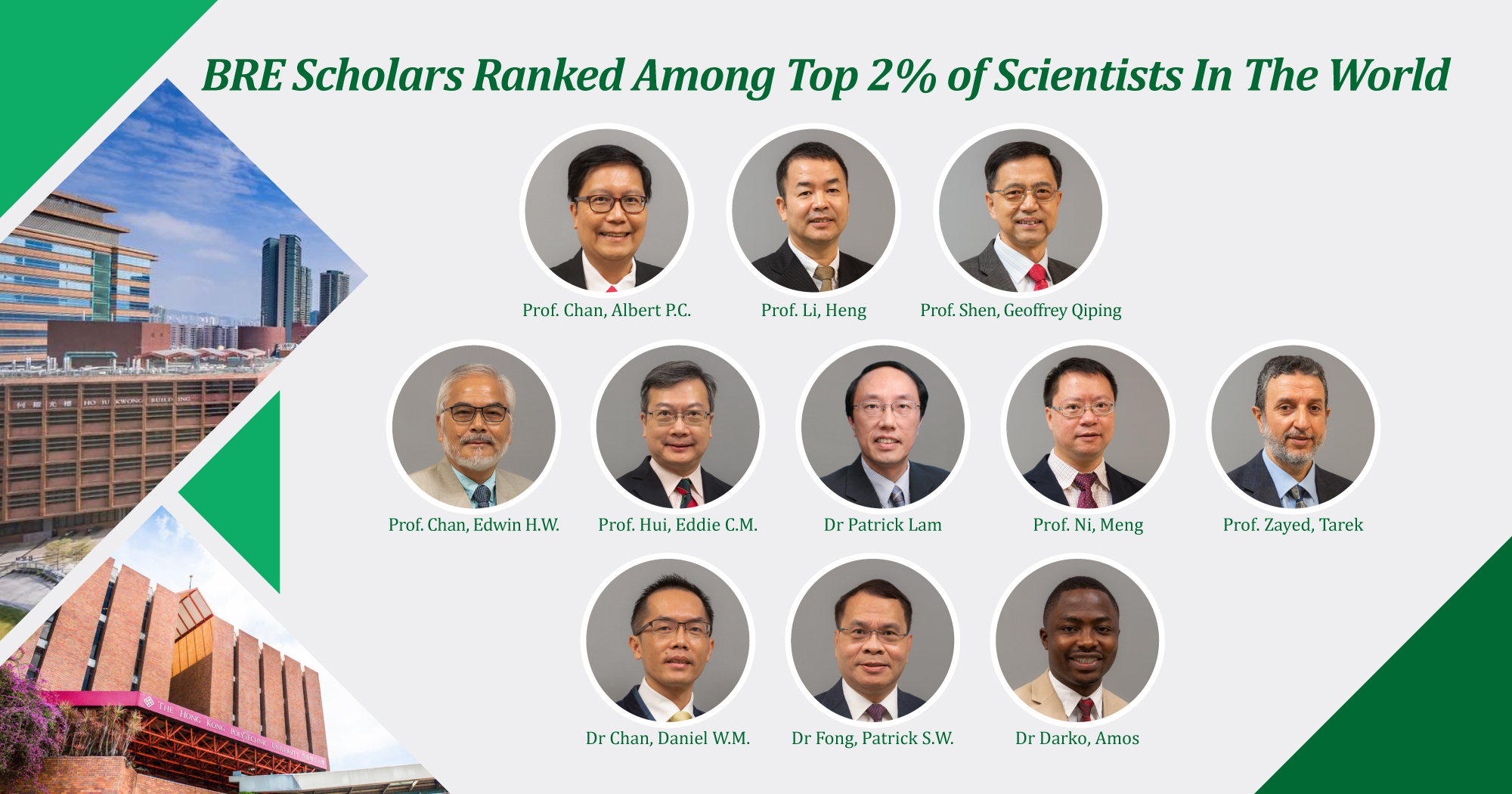 BRE Scholars Ranked Among Top 2% of Scientists In The World ...