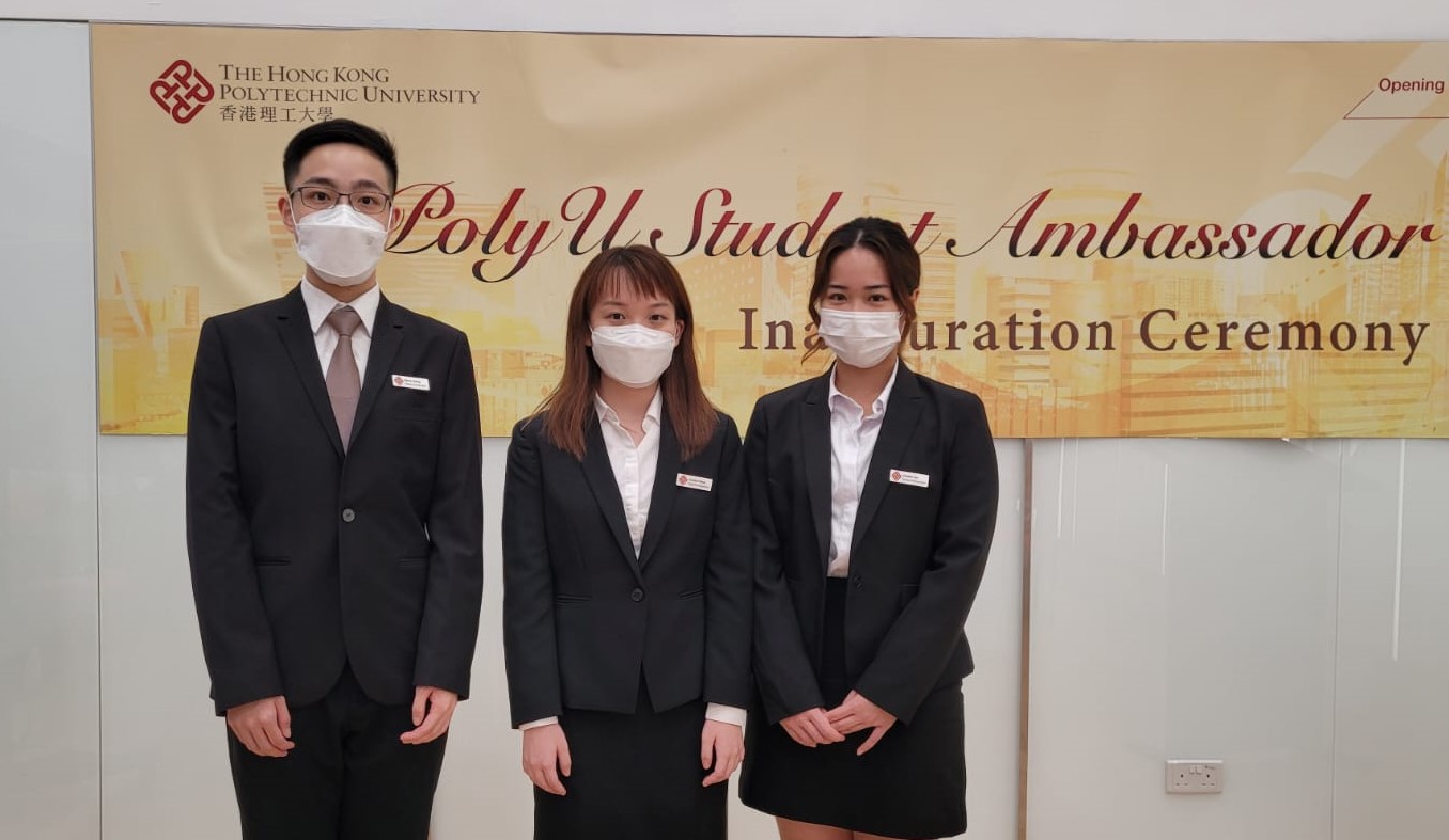 BRE students appointed as PolyU Student Ambassadors