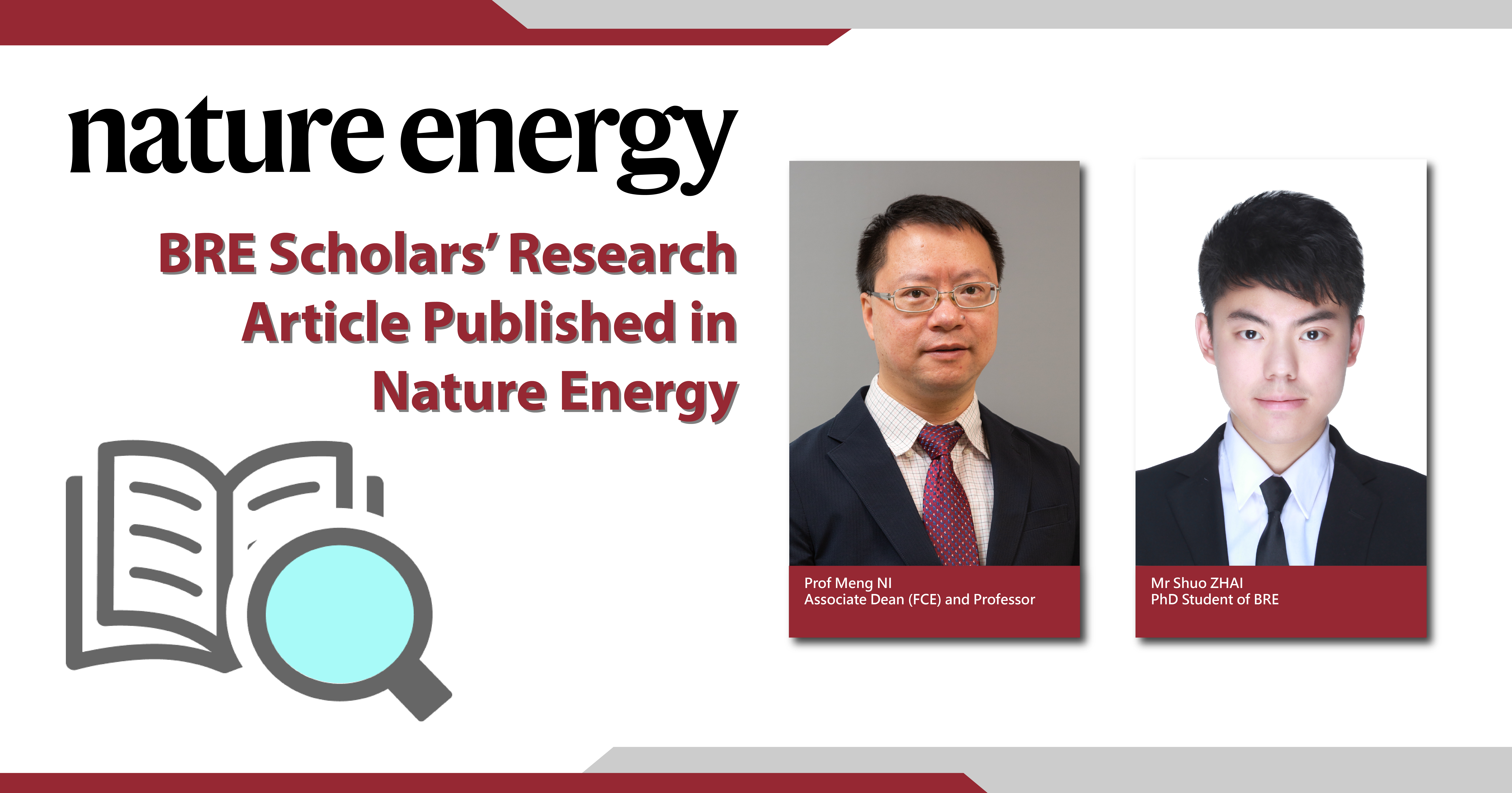 BRE Scholars’ Research Article Published in Nature Energy