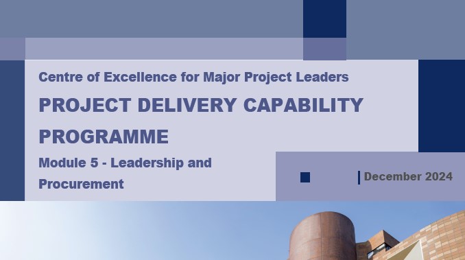 PDCP M5 Training - Cohort11 | Centre for Infrastructure Delivery