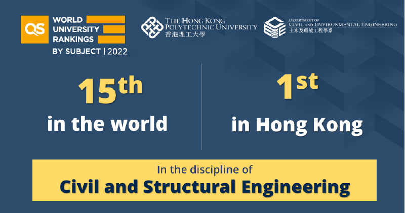 PolyU Ranks 15th in Civil and Structural Engineering in QS World ...