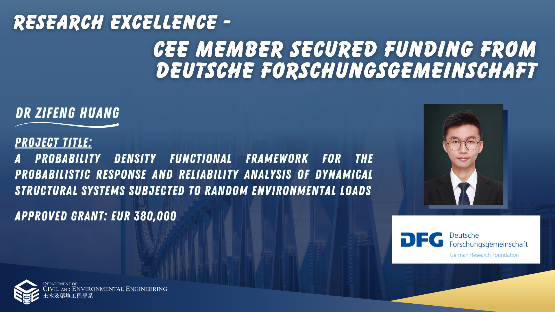CEE Member Secured Funding from Deutsche Forschungsgemeinschaft ...