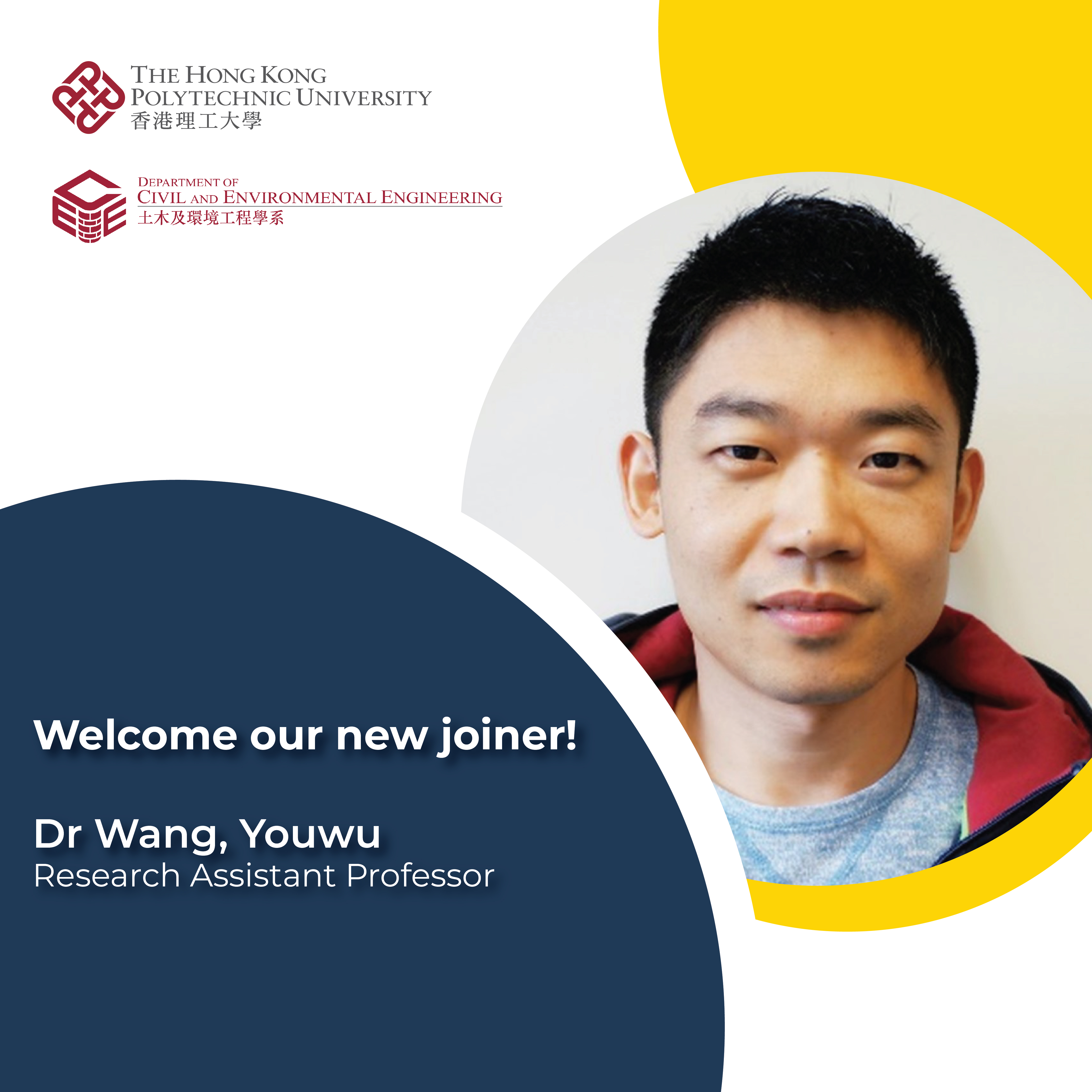 New Joiner - Dr Wang Youwu | Department of Civil and Environmental ...