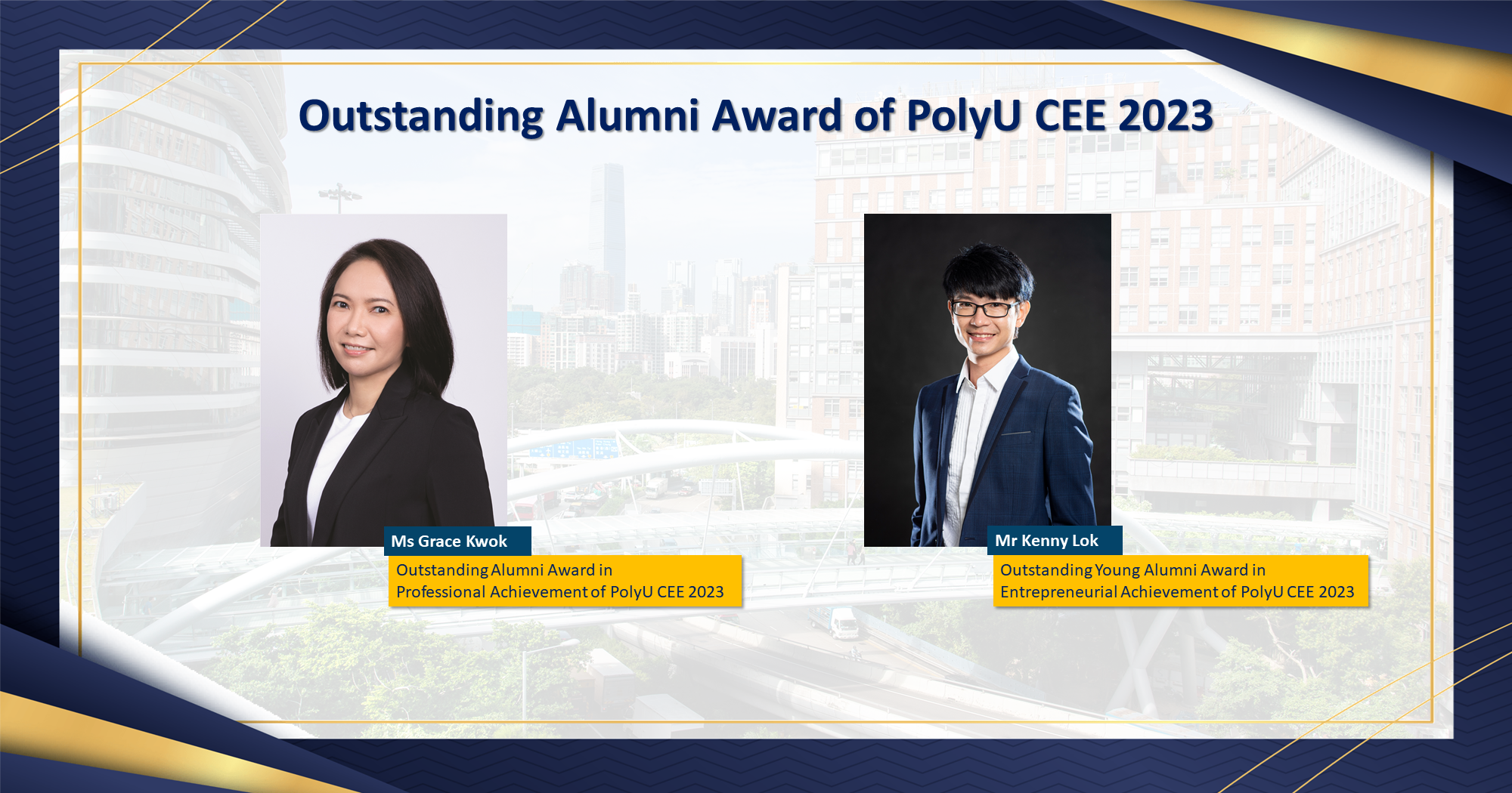 Outstanding Alumni Award of PolyU CEE 2023 | Department of Civil and ...