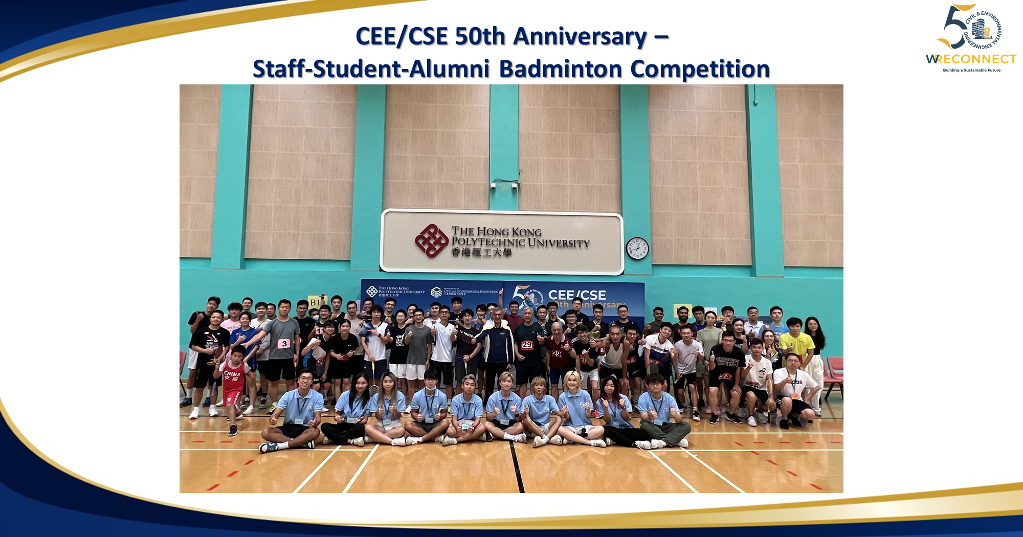 CEE/CSE 50th Anniversary - Staff-Student-Alumni Badminton Competition ...