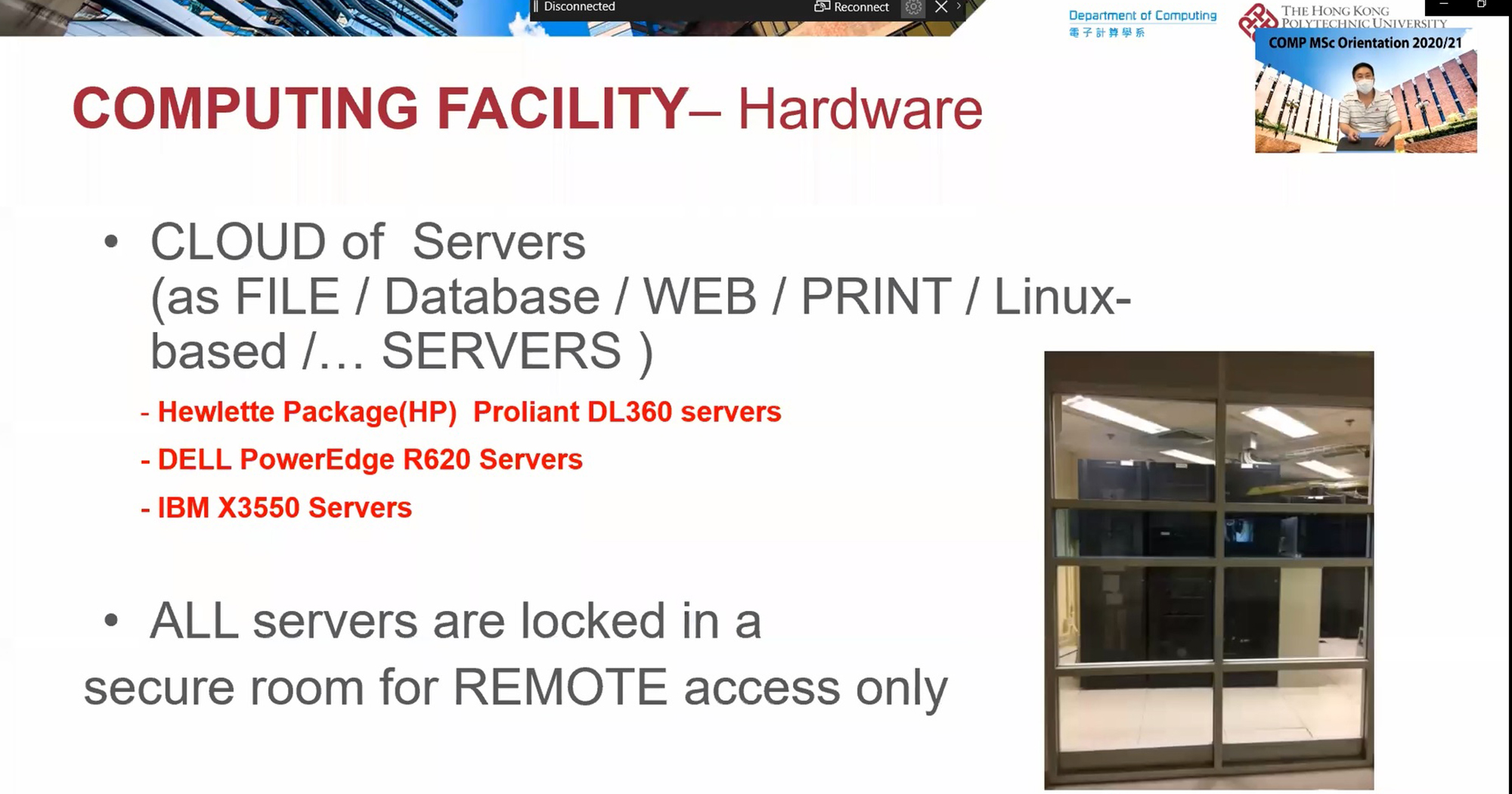 COMP MScIT Orientation Session 2020 | Department of Computing