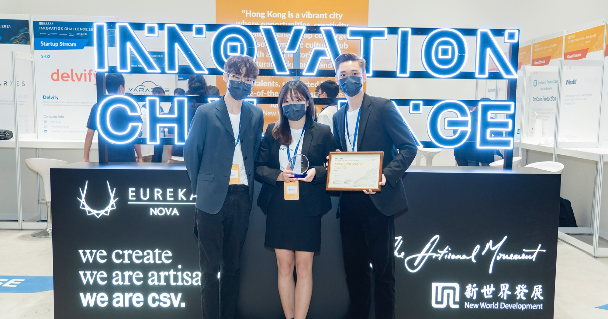 COMP undergraduate won in the New World Innovation Challenge 2021 ...