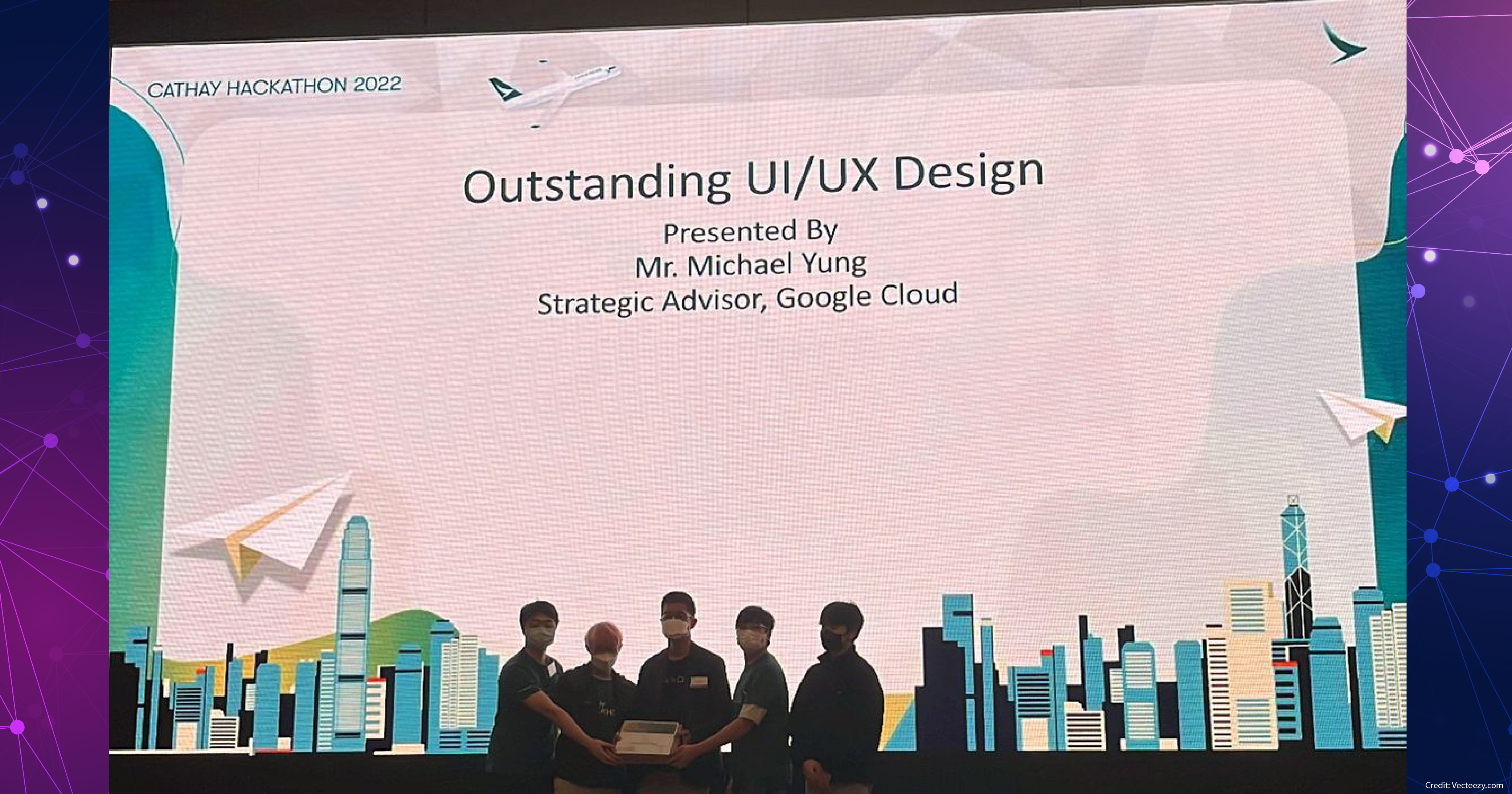 COMP Student Won Best UI/UX Award at Cathay Hackathon 2022 | Department of Computing