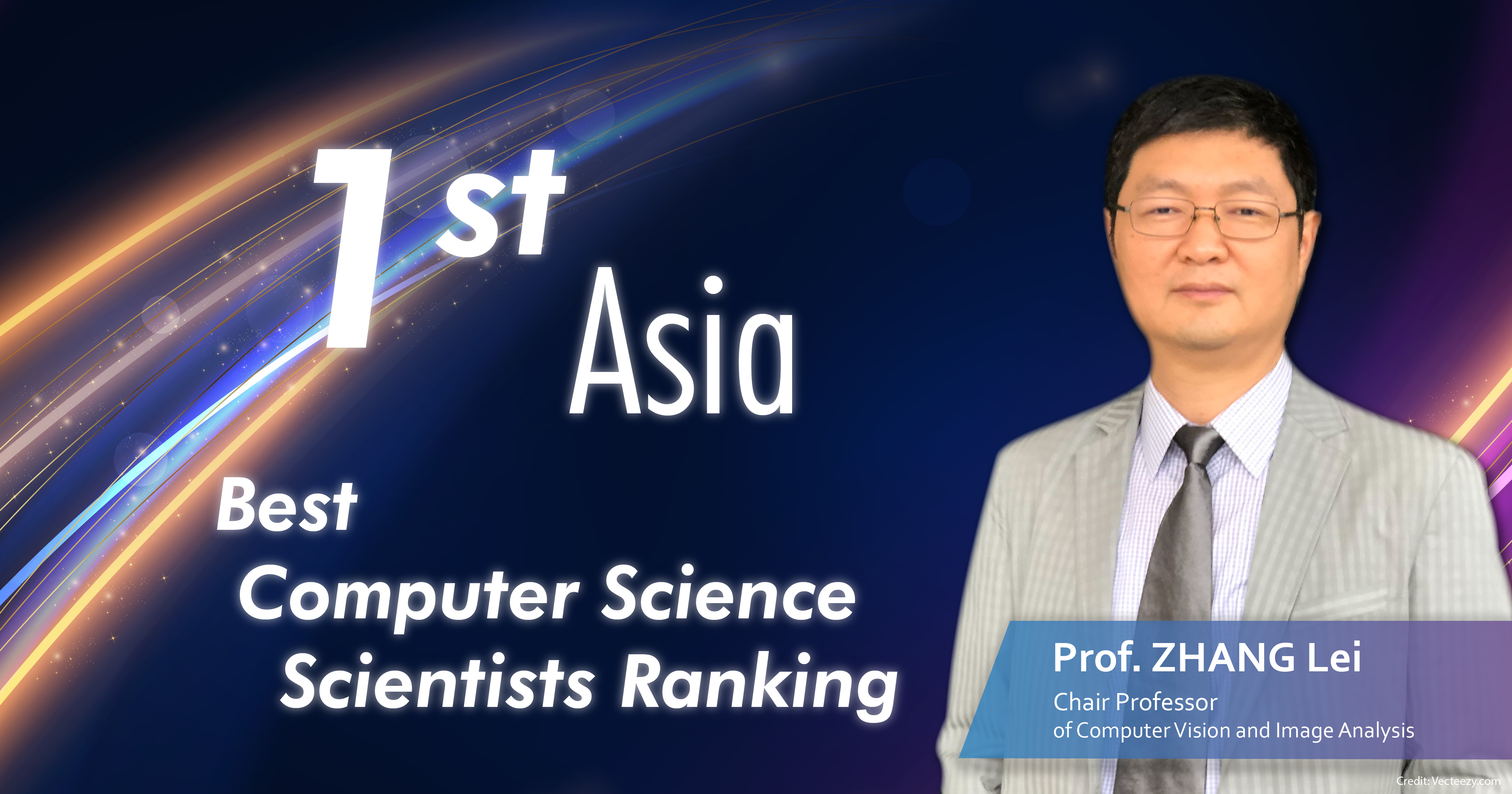 Prof. ZHANG Lei ranked 1st in Asia in Best Computer Science Scientists ...