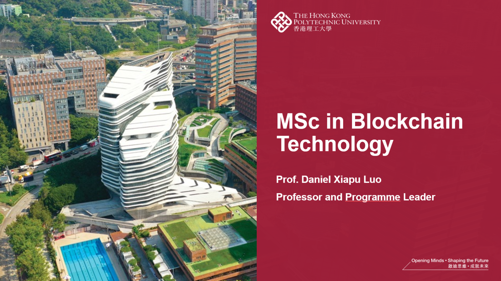 Master of Science in Blockchain Technology - Info Seminar | Department ...