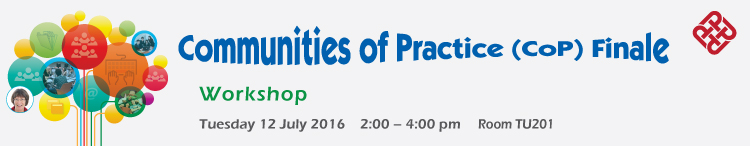 Communities of Practice (CoP) Finale on 12th July 2016 | Educational ...