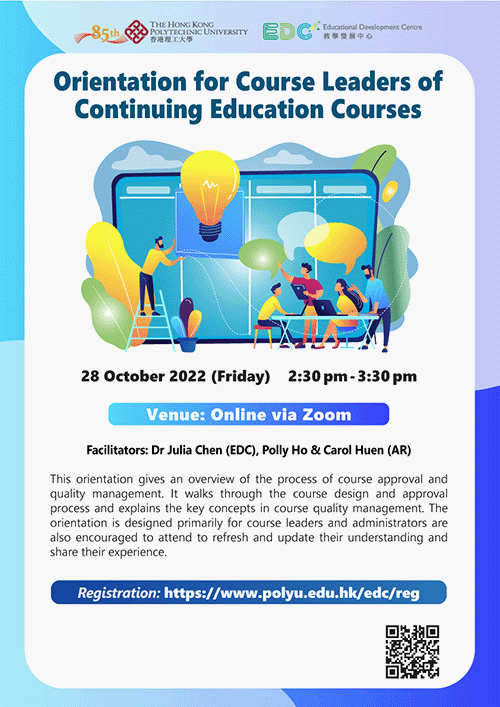 Orientation for Course Leaders of Continuing Education Courses ...