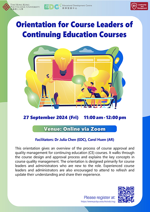 Orientation for Course Leaders of Continuing Education Courses ...
