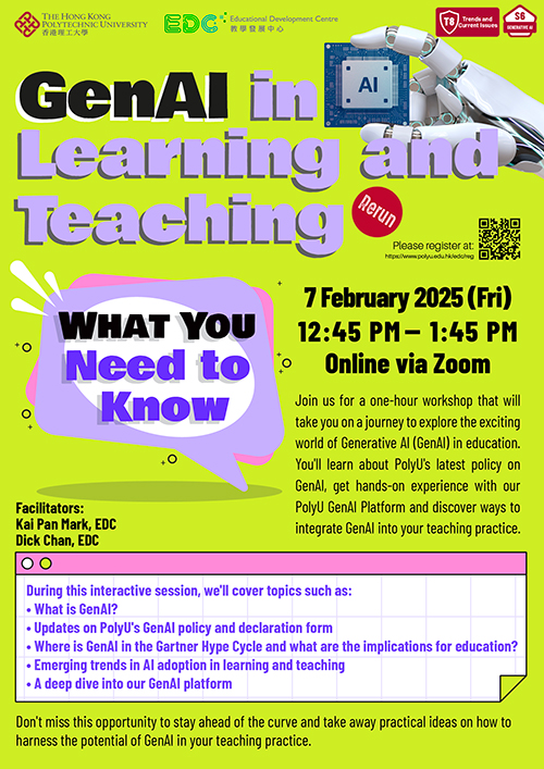 GenAI in Learning and Teaching: What You Need to Know (Re-run ...